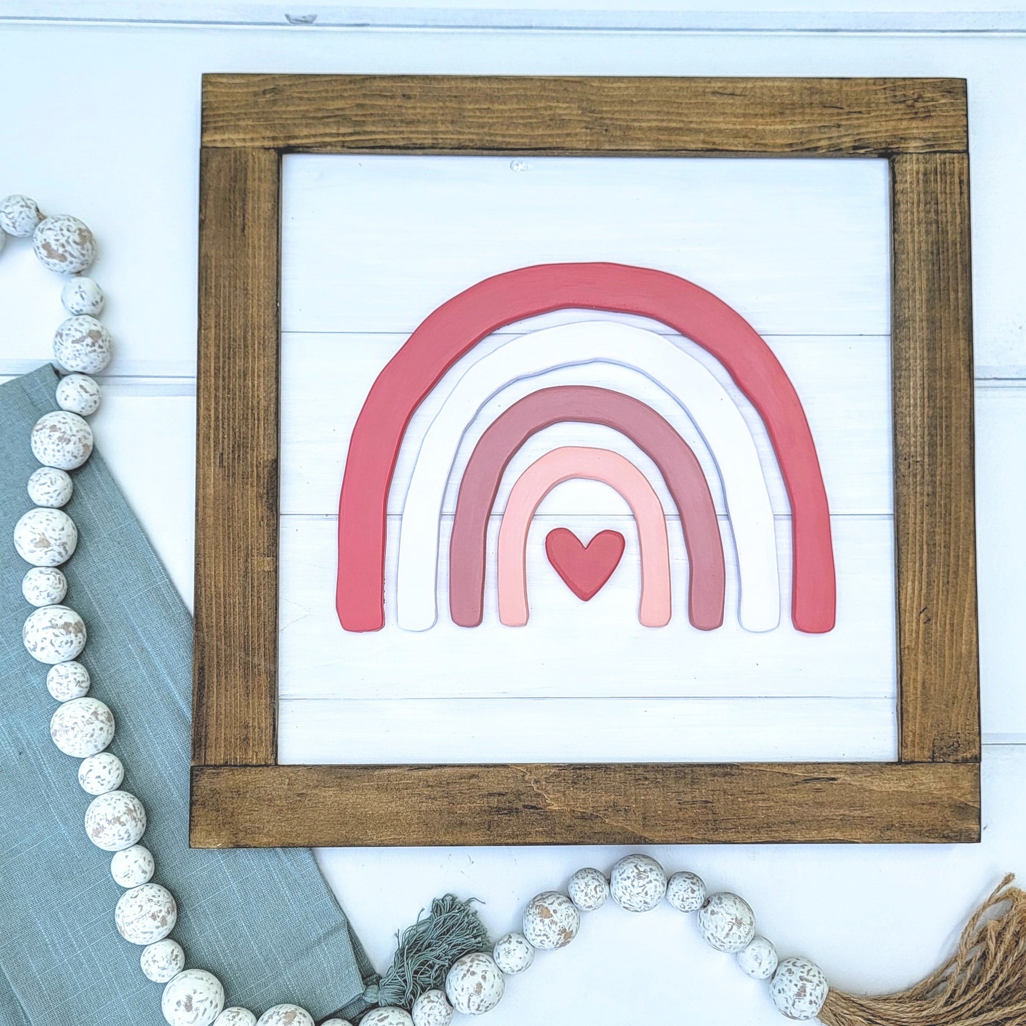 Rainbow Shiplap Sign