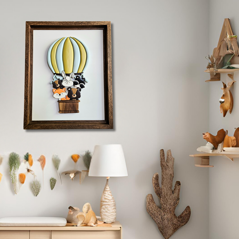 Woodland Hot Air Balloon Sign